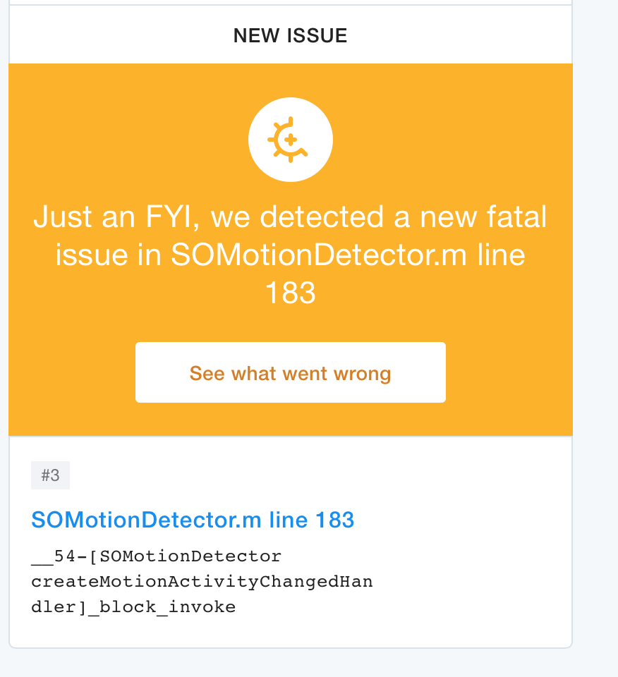 EXC_BAD_ACCESS ·SOMotionDetector Attempted to dereference garbage pointer 0x40634bec8. · Issue ...