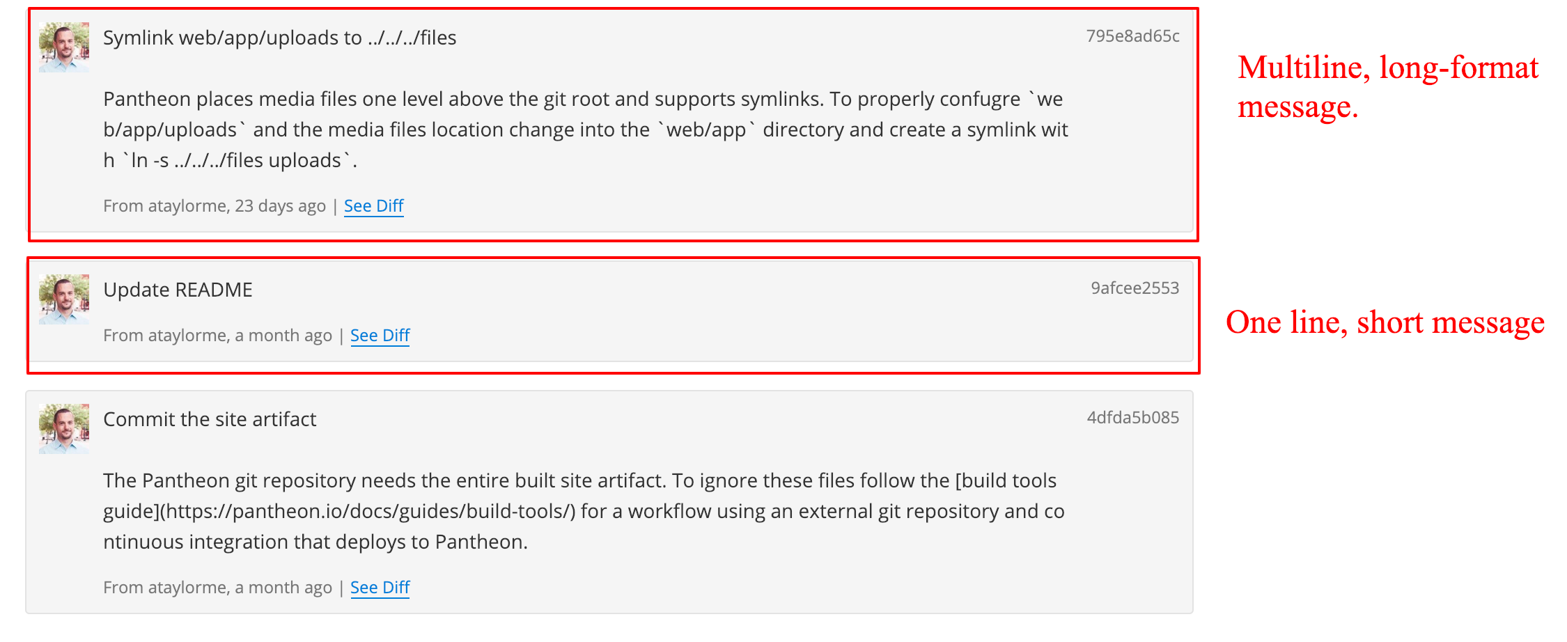 Add option for `build:env:push` command to include message · Issue #161 · pantheon-systems ...