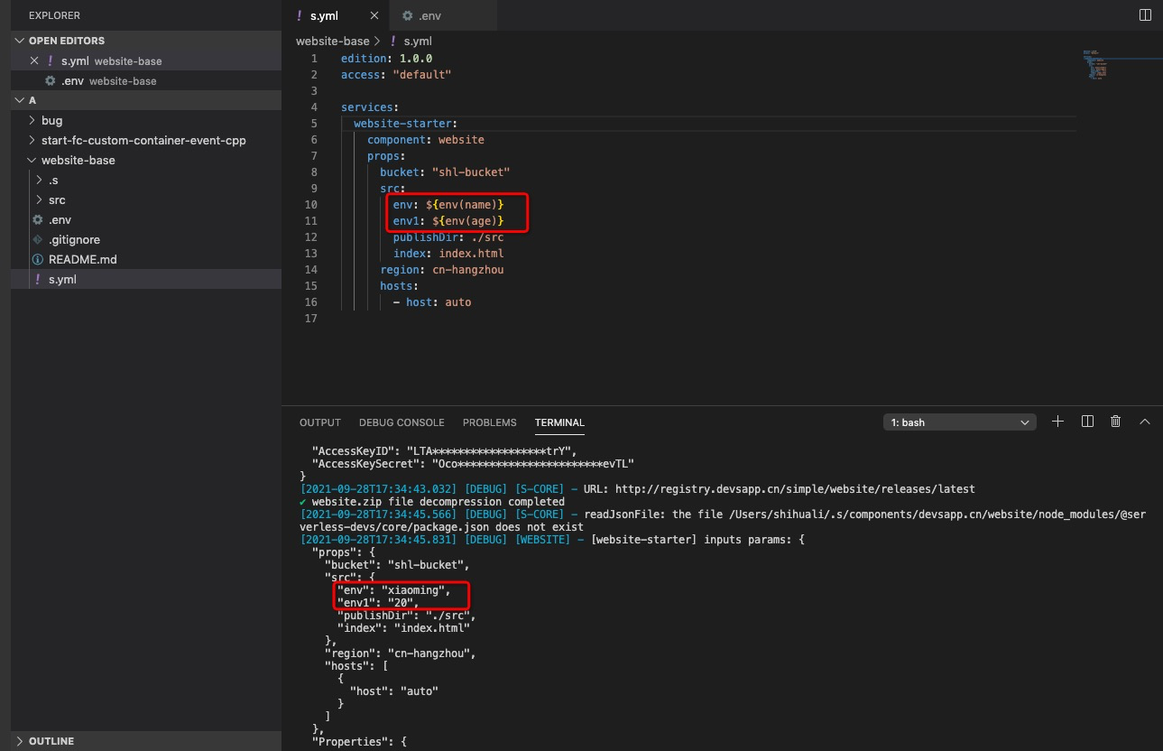 env 环境变量支持 · Issue #219 · Serverless-Devs/Serverless-Devs · GitHub