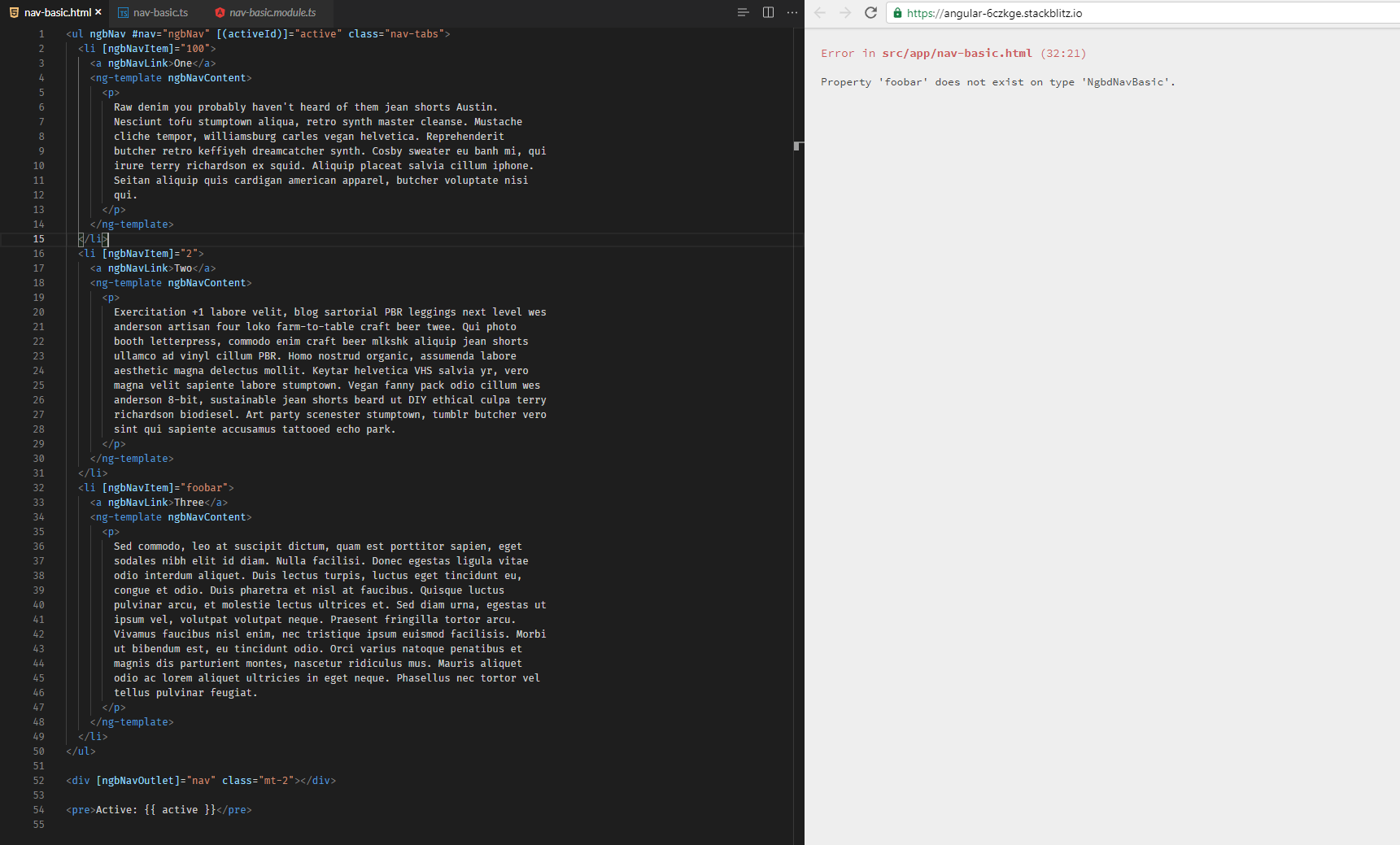 Can't set custom id on [ngbNavItem] · Issue #4072 · ng-bootstrap/ng ...