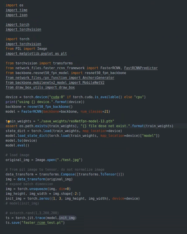 faster_rcnn_res50_fpn.pth 模型转换为pt文件的时候出错 · Issue #178 · WZMIAOMIAO/deep-learning-for-image ...