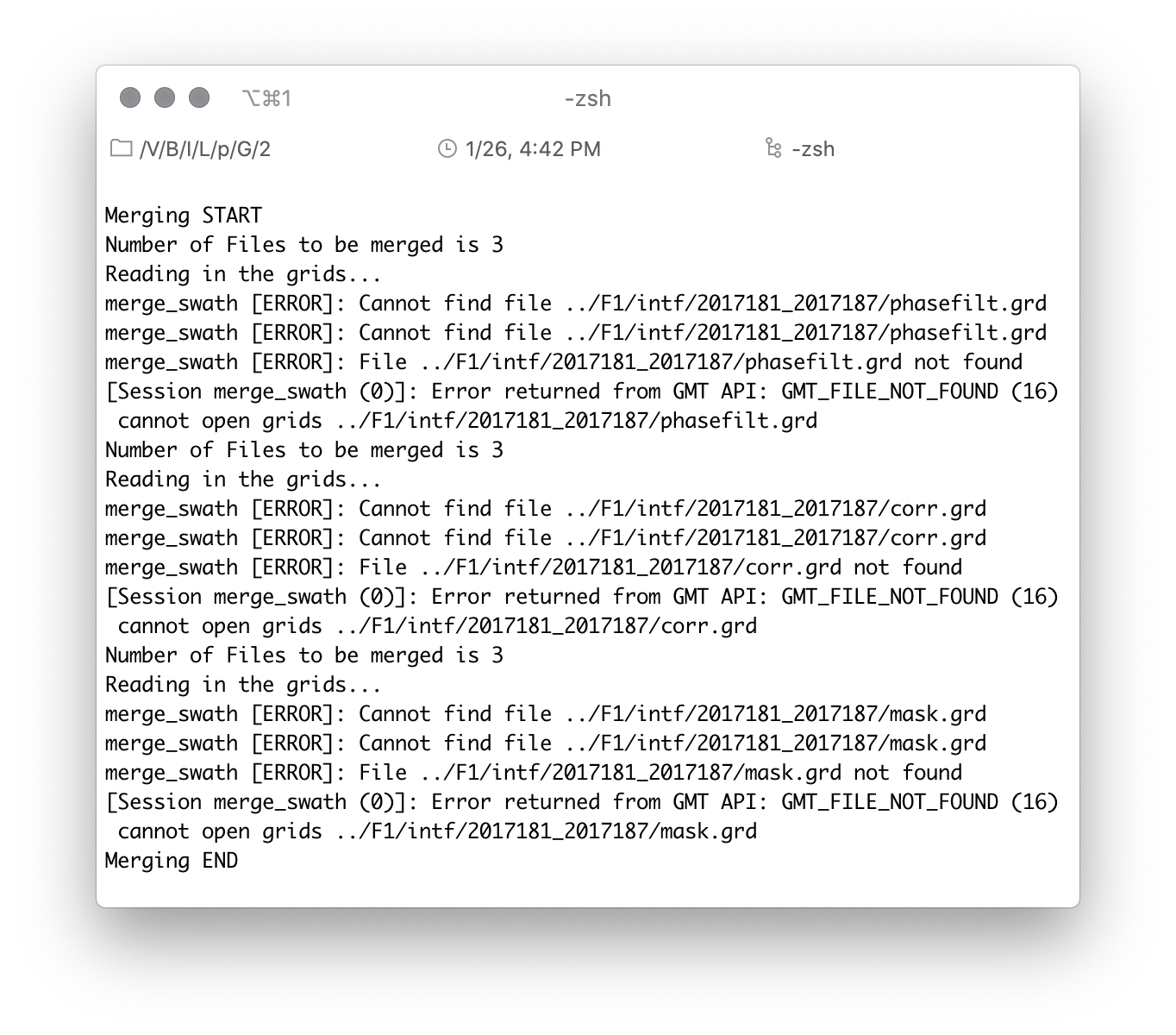 [Help]: Correlation file · Issue #86 · gmtsar/gmtsar · GitHub