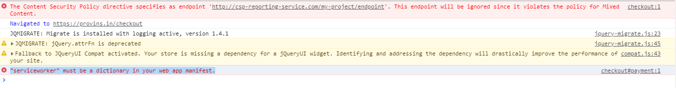 Razorpay has errors in console · Issue #199 · razorpay/razorpay-magento · GitHub