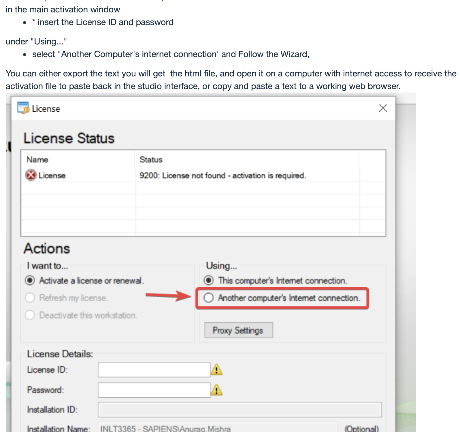How to activate Studio license for windows with no internet access · Issue #828 · k2view-academy ...