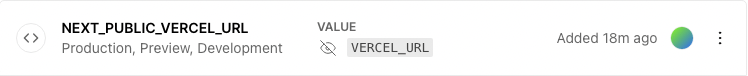 Accessing VERCEL_URL || NEXT_PUBLIC_VERCEL_URL in client · vercel next.js · Discussion #27863 ...