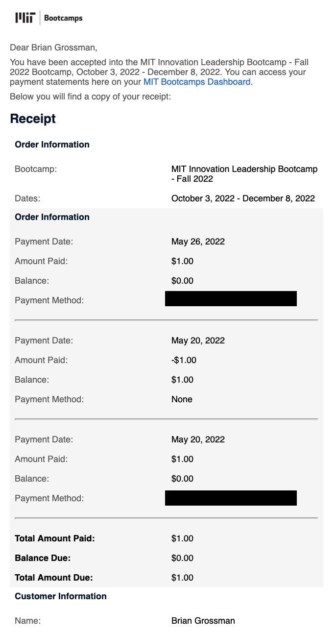Learner received a receipt on a failed order · Issue #1347 · mitodl ...