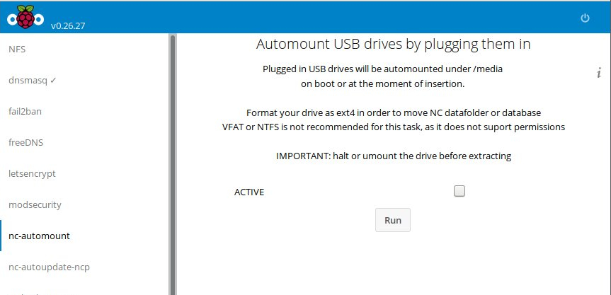 headline of ncp-web version xx.yy.zz pointing to changelog? · Issue #139 · nextcloud/nextcloudpi ...