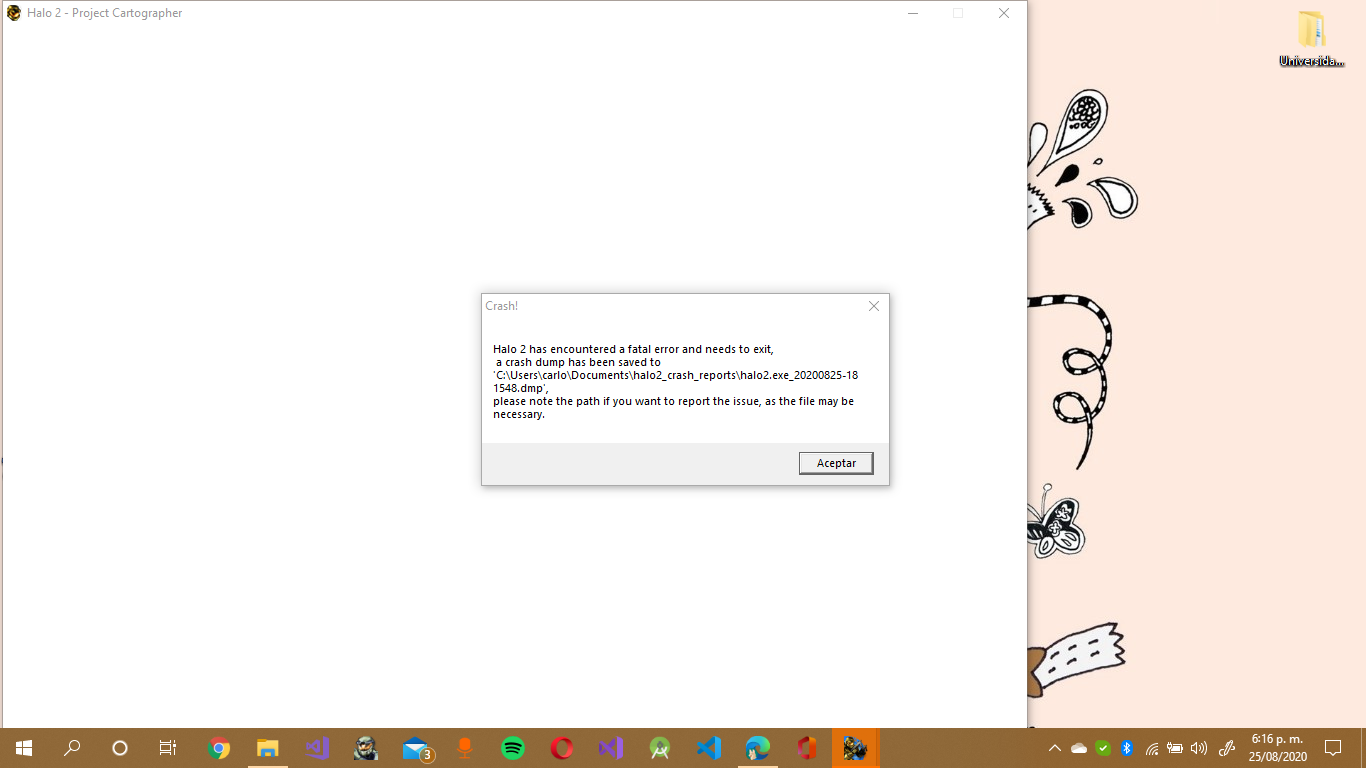 Halo 2 has encountered a fatal error and needs to exit · Issue #278 ...