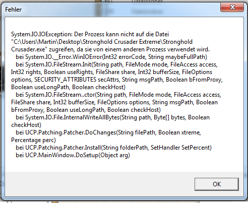 Verweigerter Zugriff. Fehler bei der Installation · Issue #542 · UnofficialCrusaderPatch ...
