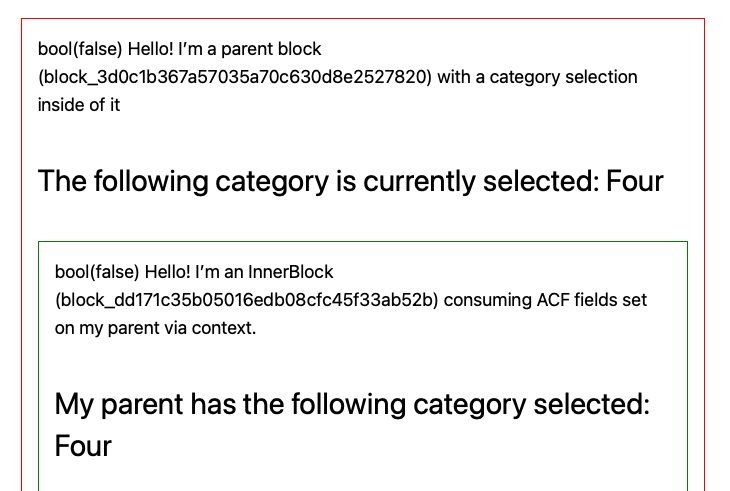 FrontEnd: providesContext usesContext does not work · Issue #812 · AdvancedCustomFields/acf · GitHub