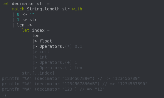 (fsharp) `(*)` operators uncorrected detected as multi-line comment · Issue #2697 · highlightjs ...