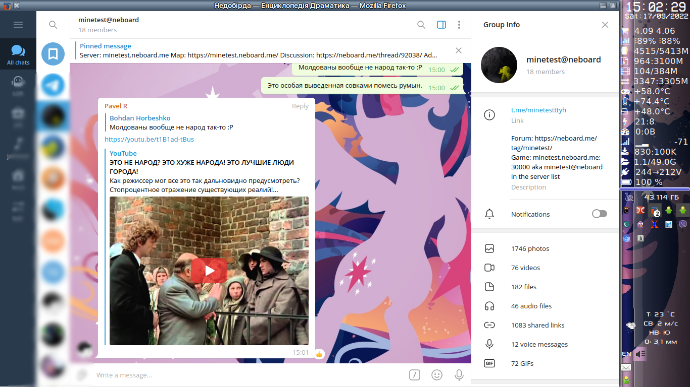 Telegram window becomes decorationless and skipTaskbar · Issue #25078 · telegramdesktop/tdesktop ...