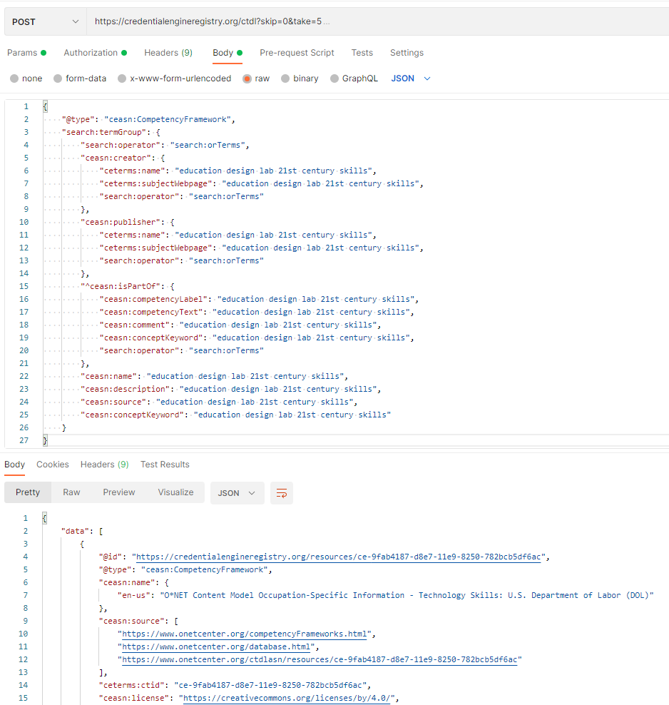 Competency framework indexing · Issue #549 · CredentialEngine/CredentialRegistry · GitHub
