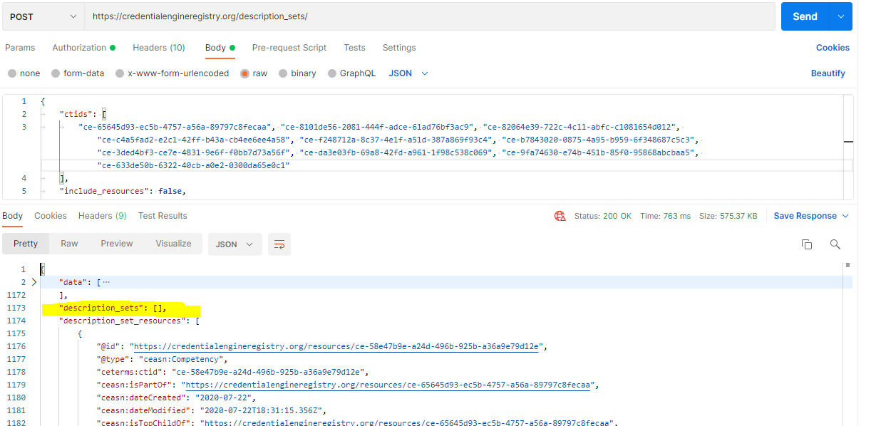 Empty description set for some frameworks · Issue #624 · CredentialEngine/CredentialRegistry ...