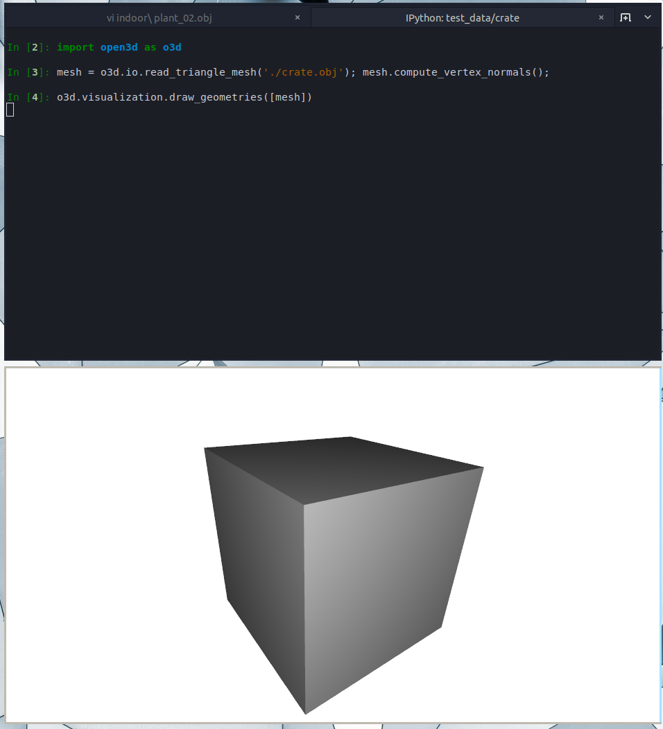 Question - Headless rendering with textured mesh · Issue #1638 · isl-org/Open3D · GitHub