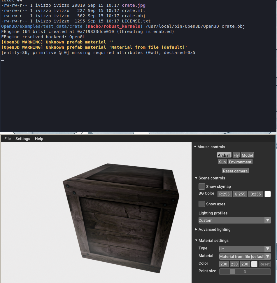 Question - Headless rendering with textured mesh · Issue #1638 · isl-org/Open3D · GitHub