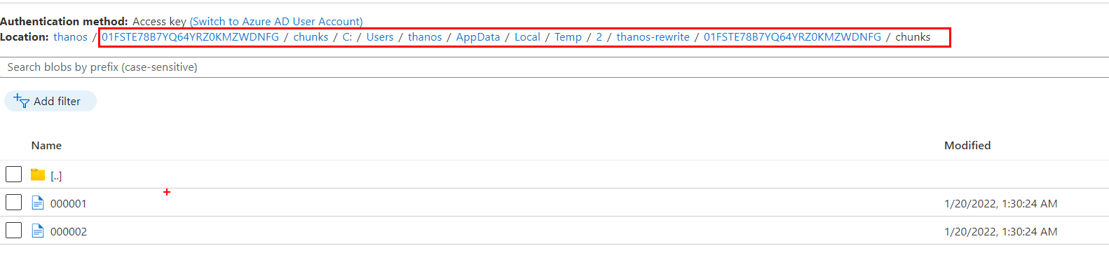 tools: bucket rewrite uploaded my local path to Azure storage · Issue #5097 · thanos-io/thanos ...