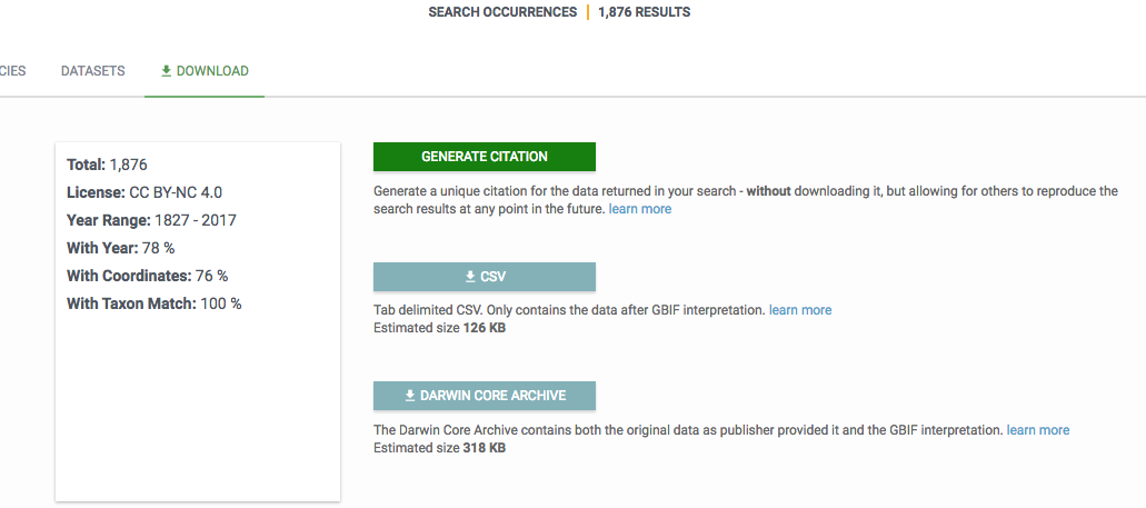 IDEA: How to increase proper citation of GBIF data use for non-download users · Issue #624 ...