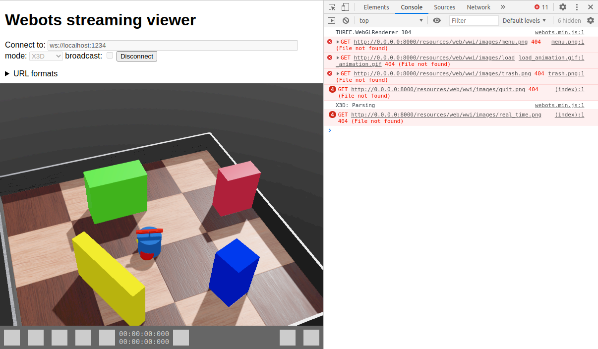 Images Are Missing In The Webots Streaming Viewer · Issue 2548 · Cyberboticswebots · Github