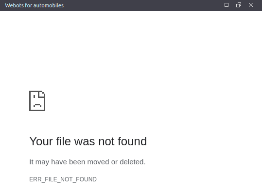 Offline Documentation Doesnt Work · Issue 2549 · Cyberboticswebots · Github