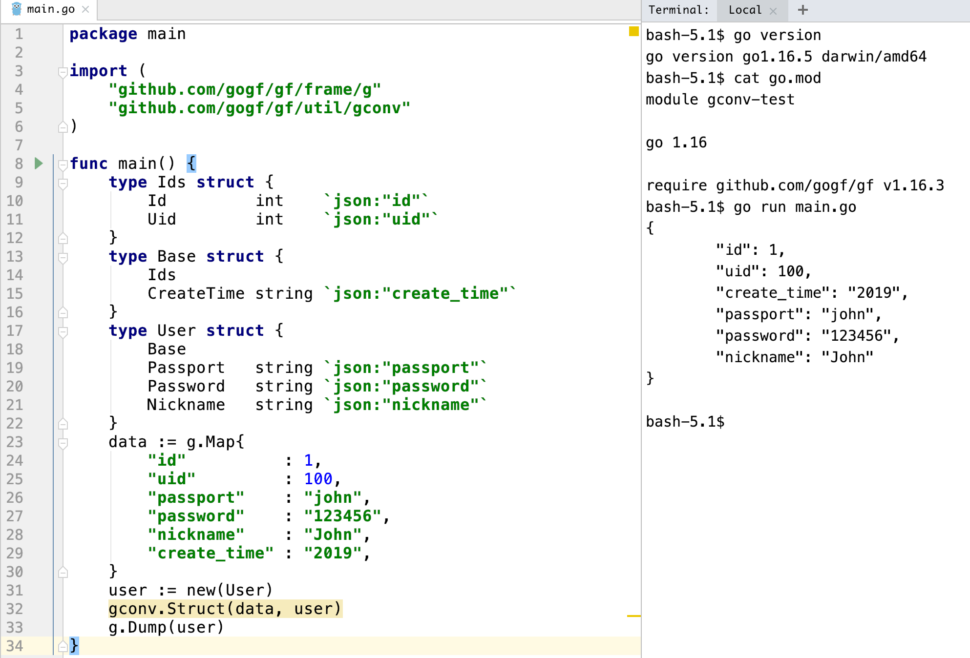建议gconv.Struct方法支持结构的多层次继承的成员赋值 · Issue #127 · gogf/gf · GitHub