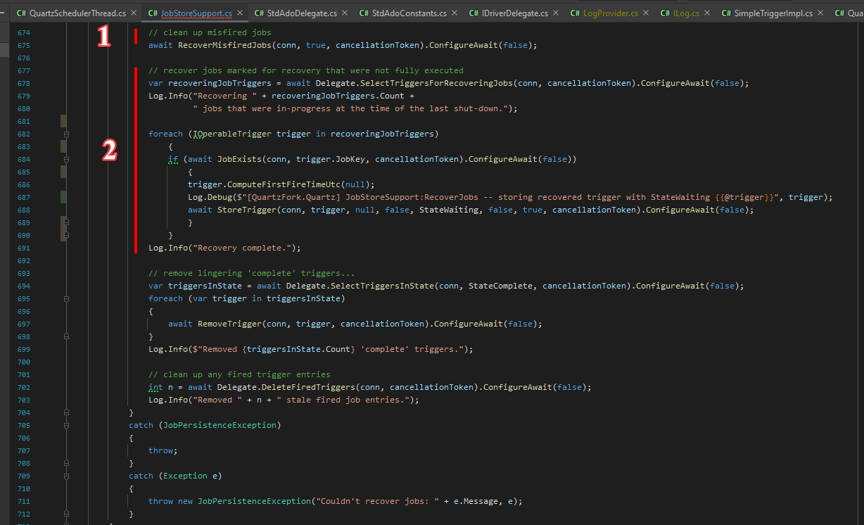 Recovery with DisallowConcurrentExecution does not maintain Trigger order · quartznet quartznet ...