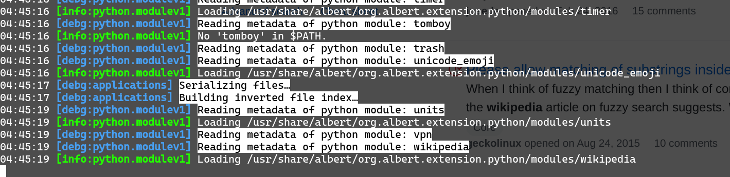 Checking Wikipedia extension will freeze Albert · Issue #975 · albertlauncher/albert · GitHub