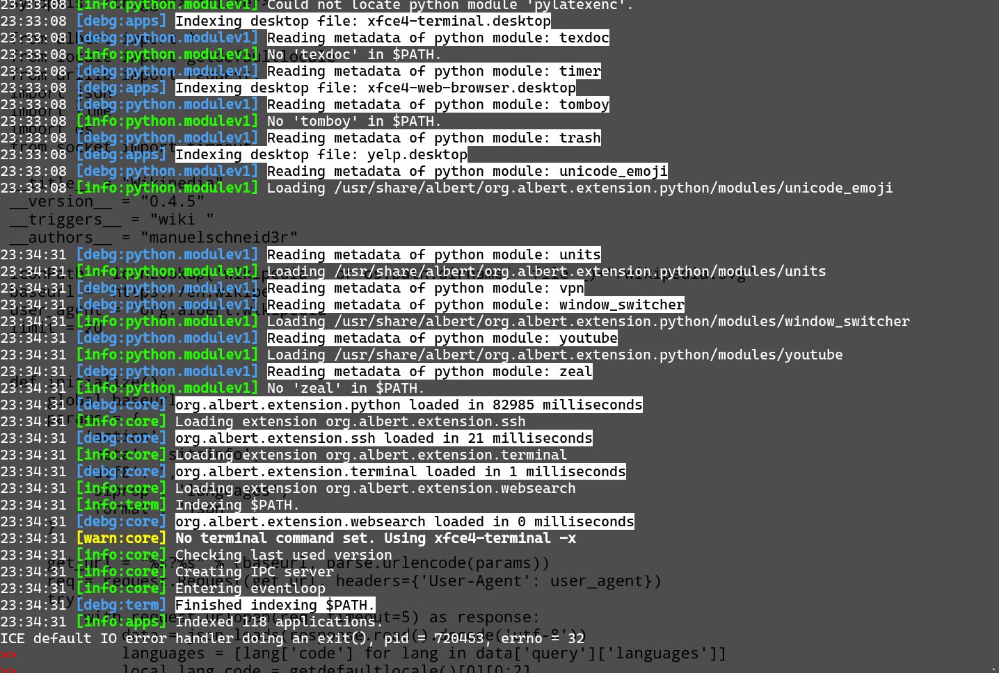 Checking Wikipedia extension will freeze Albert · Issue #975 · albertlauncher/albert · GitHub