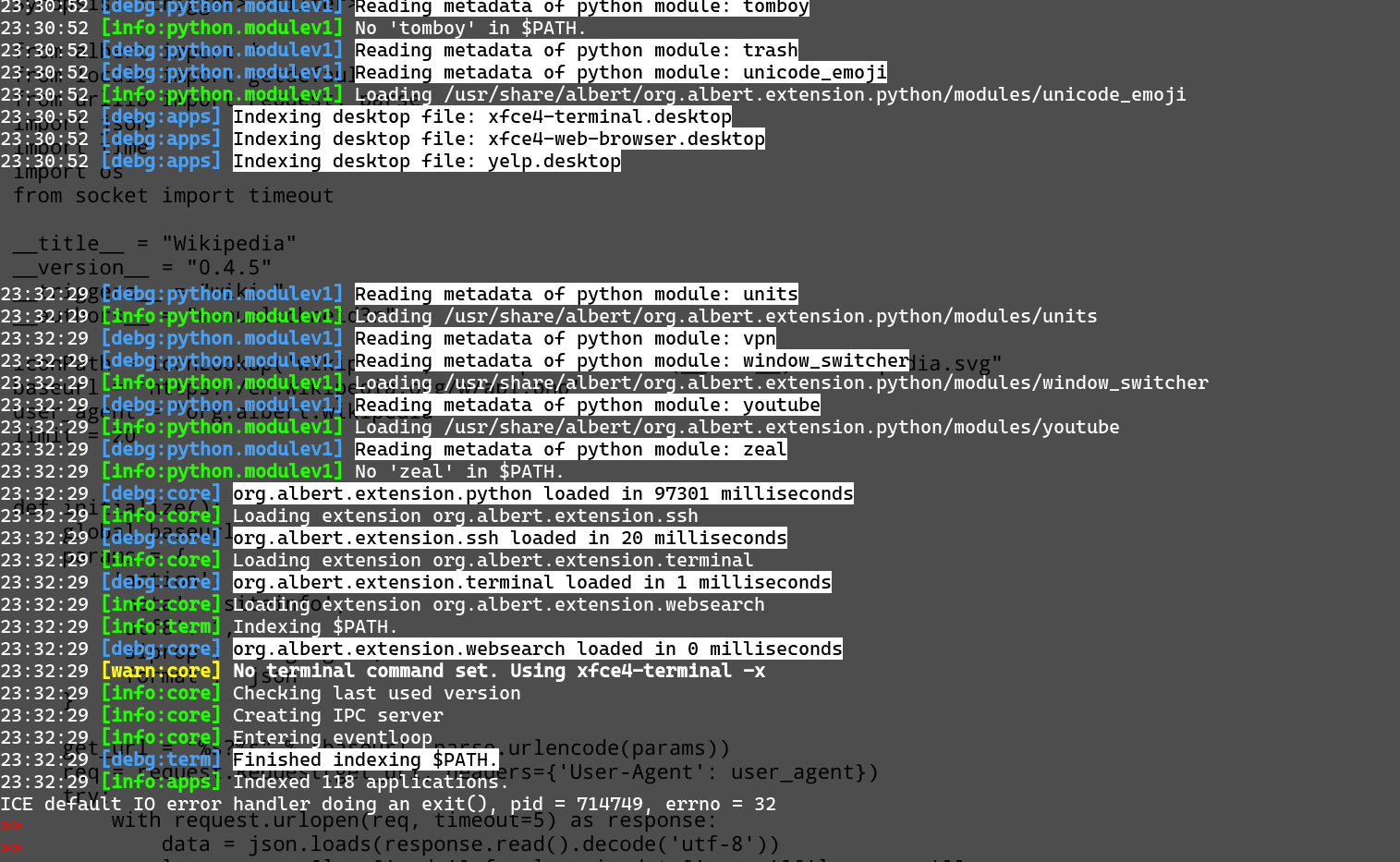 Checking Wikipedia extension will freeze Albert · Issue #975 · albertlauncher/albert · GitHub