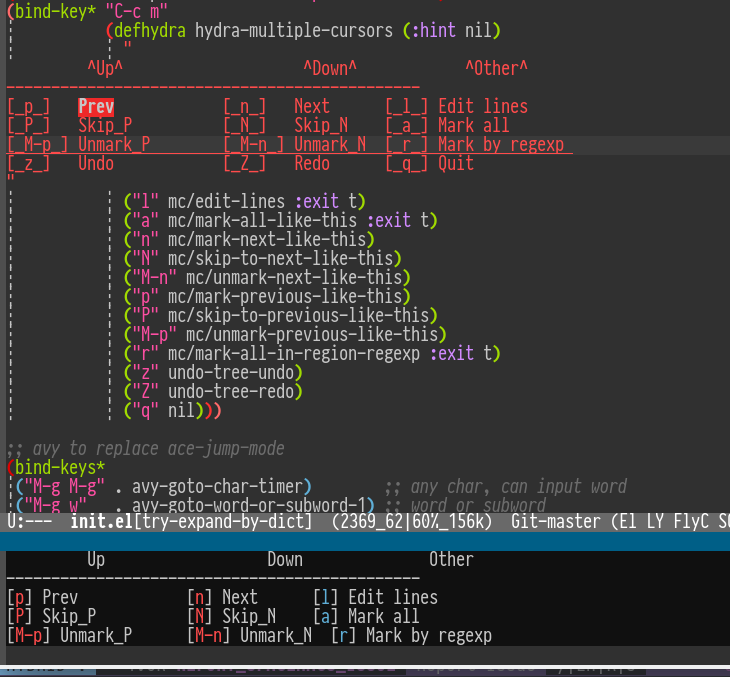 The Last Line Of Bindings Of A Hydra Is Not Displayed In Hint Window