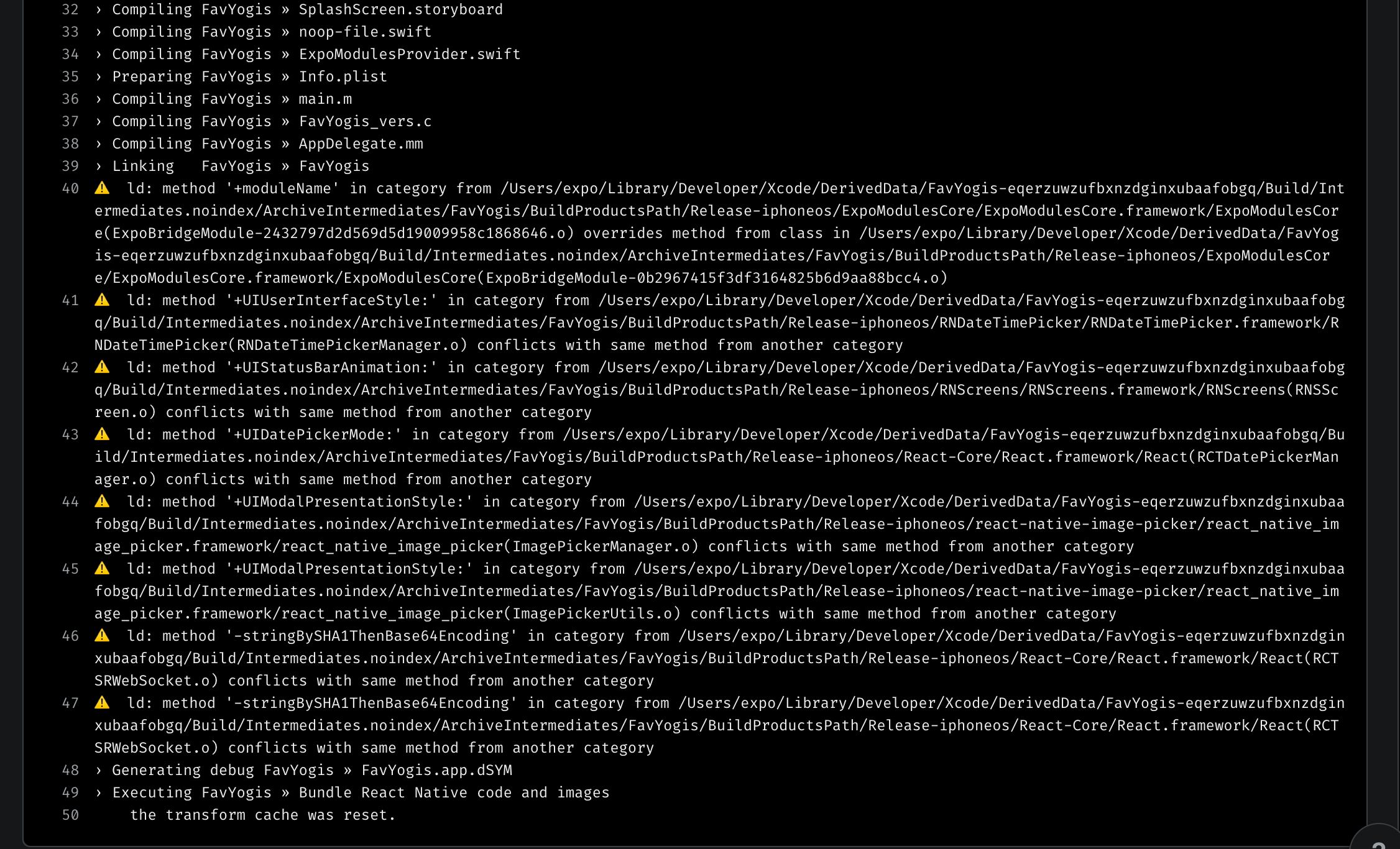 eas build stuck at Bundle React Native code and images · Issue #22711 · expo/expo · GitHub
