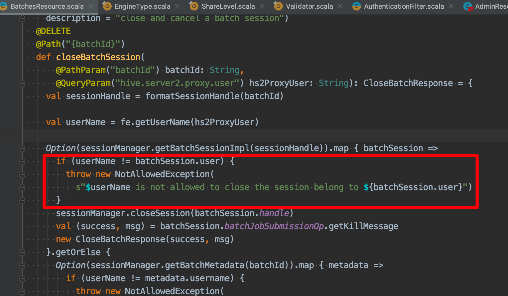 [Improvement] fix rest api response message · Issue #3681 · apache/kyuubi · GitHub