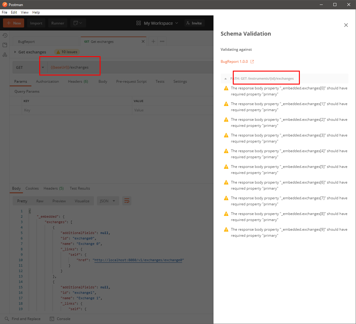 Validation against incorrect path · Issue #9296 · postmanlabs/postman-app-support · GitHub