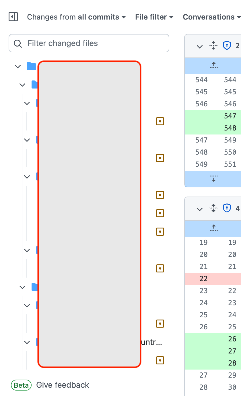 Weird margin between file list and files · Issue #205 · berzniz/github_pr_tree · GitHub