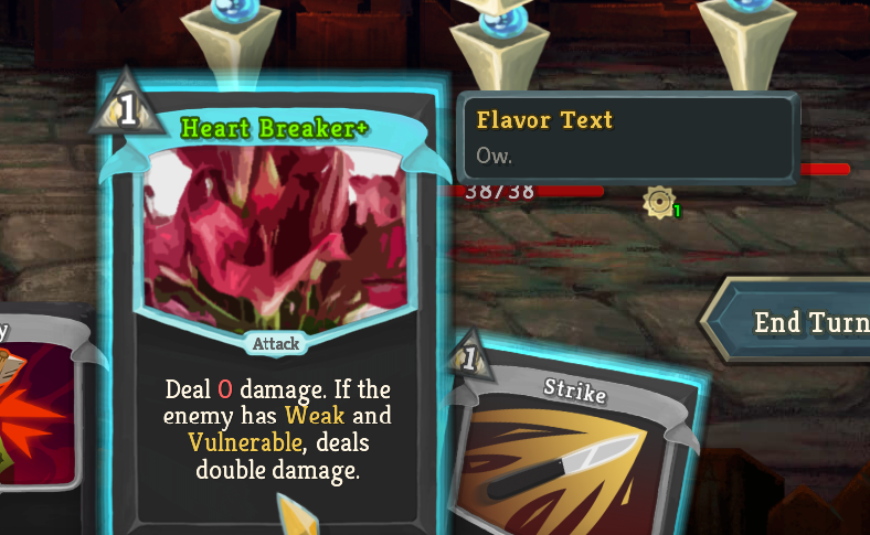 Heart breaker deals 0 damage. · Issue #84 · Gremious/StS-TheThiefMod · GitHub