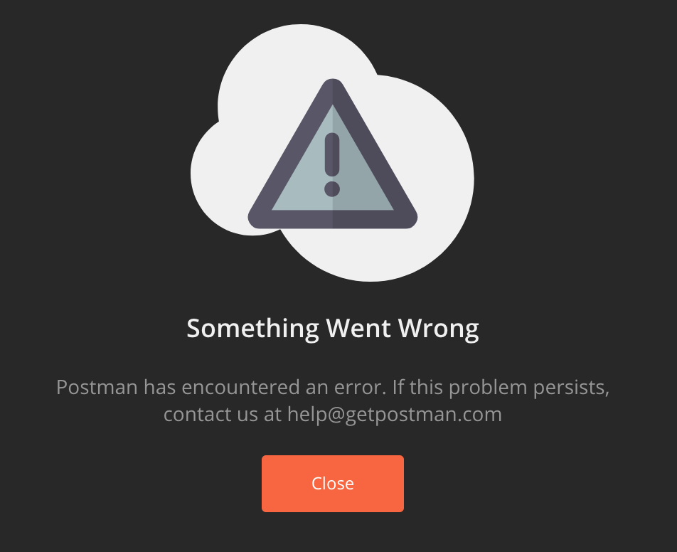 Typing '{' in the middle of request URL of an imported collection ...