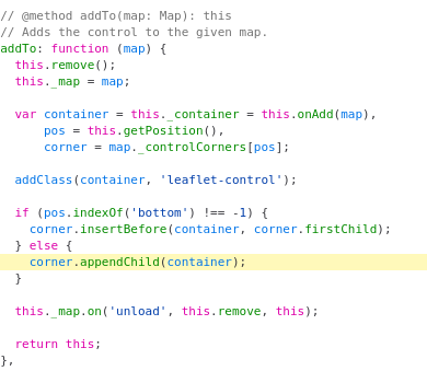 When adding control to map getting eror: corner is undefined · Issue ...