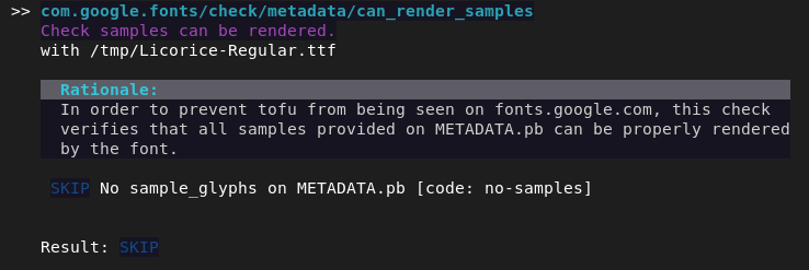 com.google.fonts/check/metadata/can_render_samples - AttributeError: 'NoneType' · Issue #3495 ...