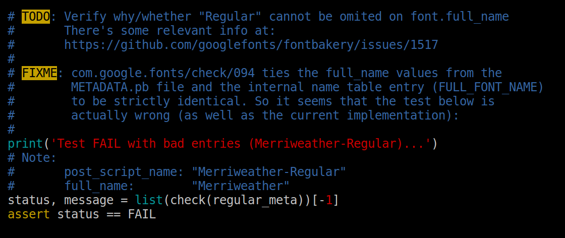 Review requirements for METADATA.pb font.full_name · Issue #1916 · fonttools/fontbakery · GitHub