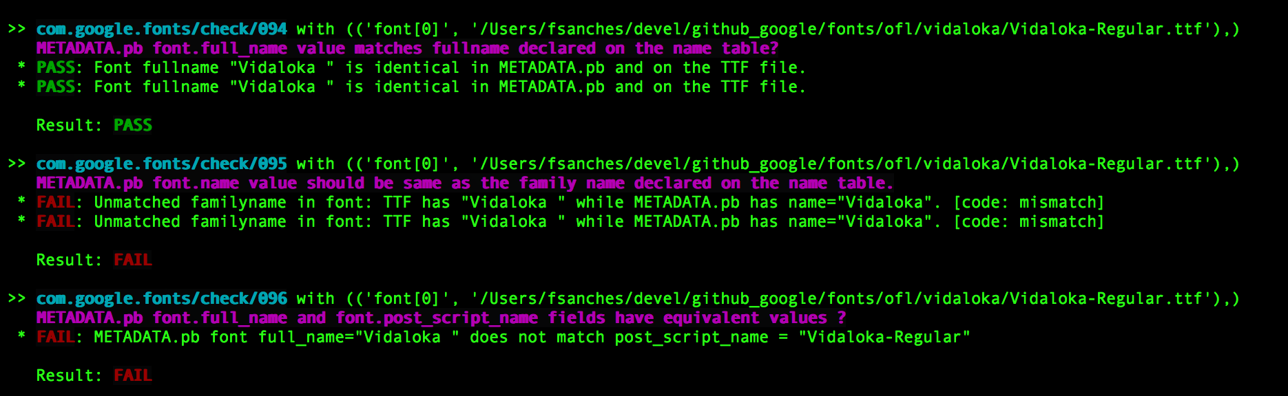 Add Checks For Metadata · Issue 2192 · Fonttools Fontbakery · Github