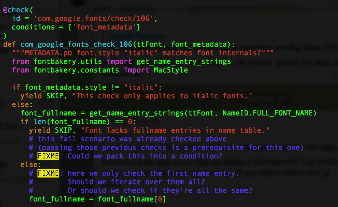 checks 106, 107, 108: extract common code into a conditional · Issue #2308 · fonttools ...
