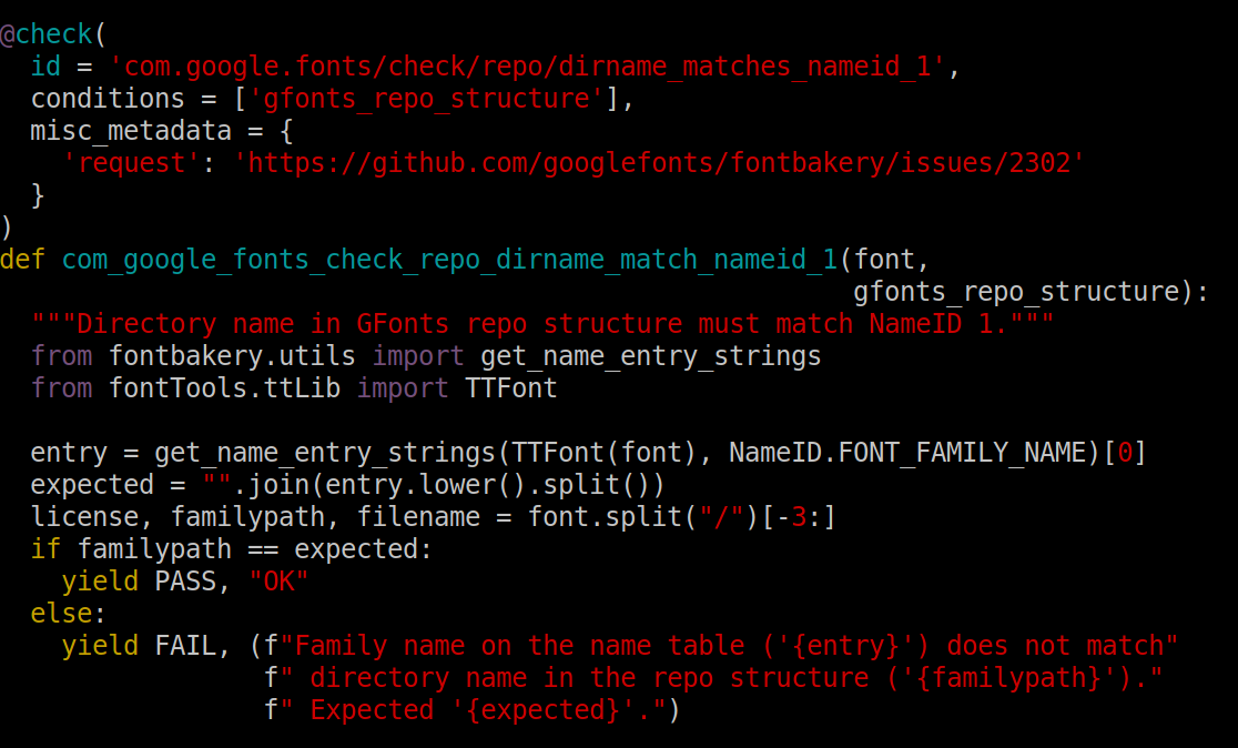 New checks (and profile) for github.com/google/fonts repo structure · Issue #2302 · fonttools ...
