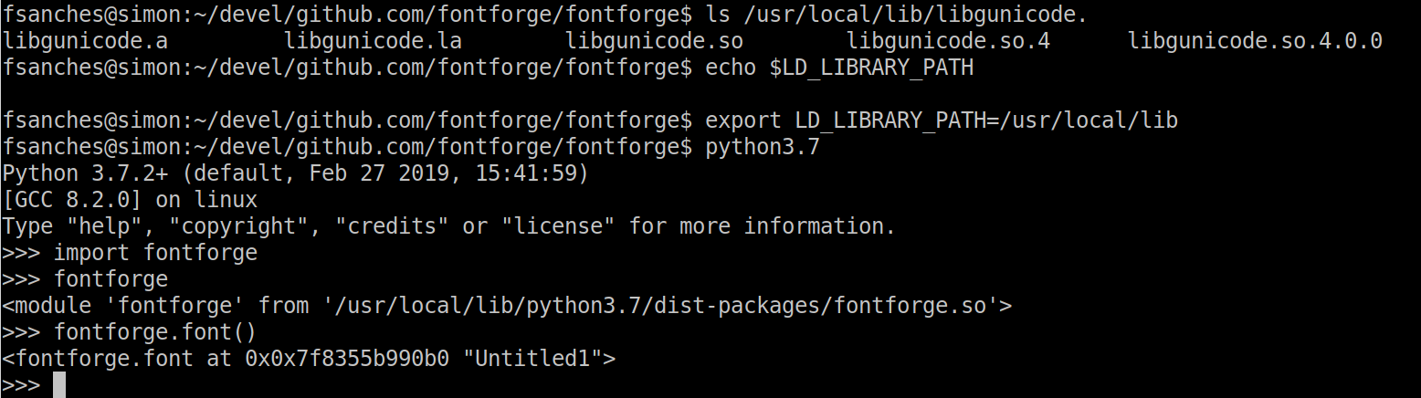 FF compiled with Python 3 extension loads "empty" fontforge module. · Issue #2966 · fontforge ...