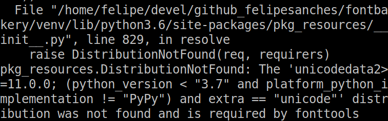 unicodedata2 dependency · Issue #2462 · fonttools/fontbakery · GitHub