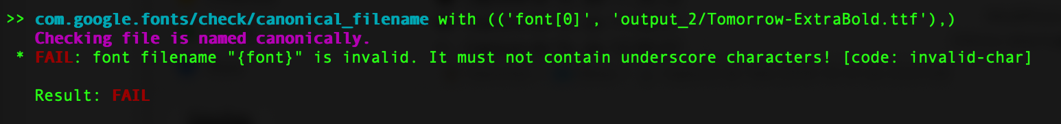 fix f-string syntax · Issue #2649 · fonttools/fontbakery · GitHub