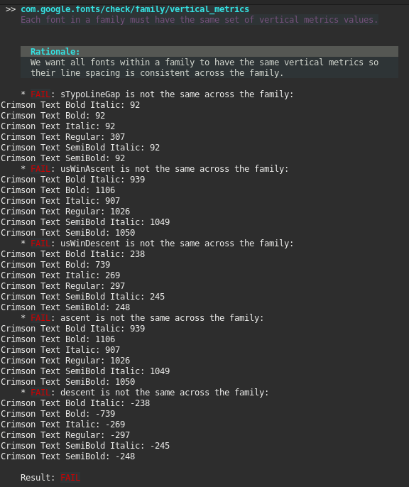 Crimson Text - Line Height Issue · Issue #2395 · google/fonts · GitHub