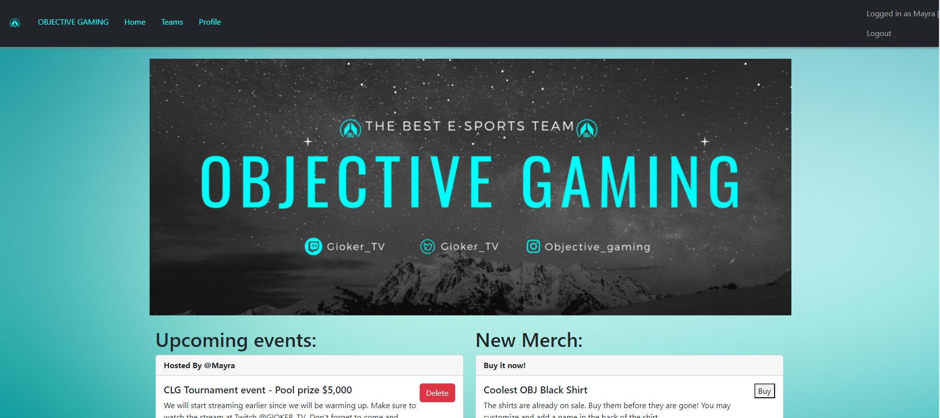 GitHub - mayralanza/ObjectiveGamingWebsite: Capstone Django Project