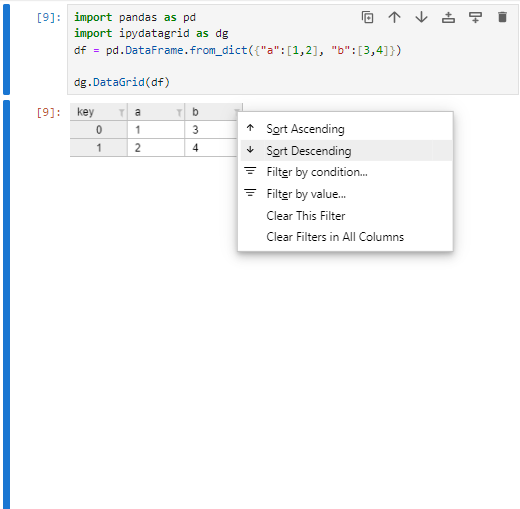ipydatagrid filter dropdown issue · Issue #1323 · voila-dashboards/voila · GitHub