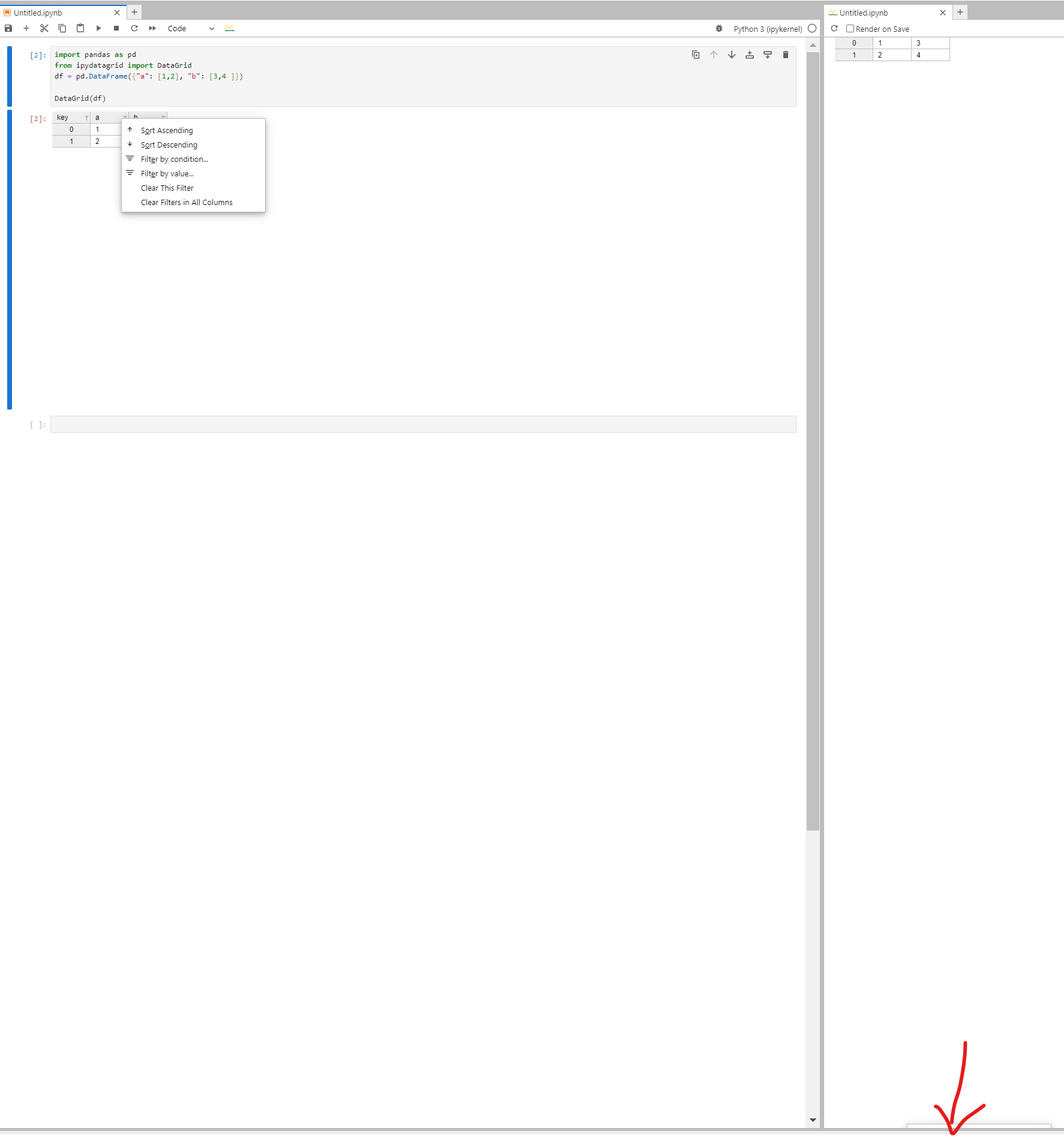 ipydatagrid filter dropdown issue · Issue #1323 · voila-dashboards ...