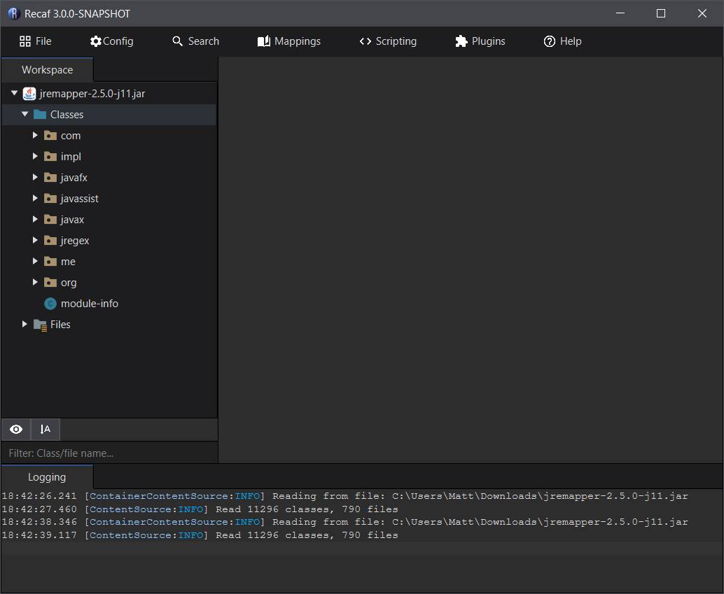 Stuck on loading file on computers with single core · Issue #568 · Col-E/Recaf · GitHub